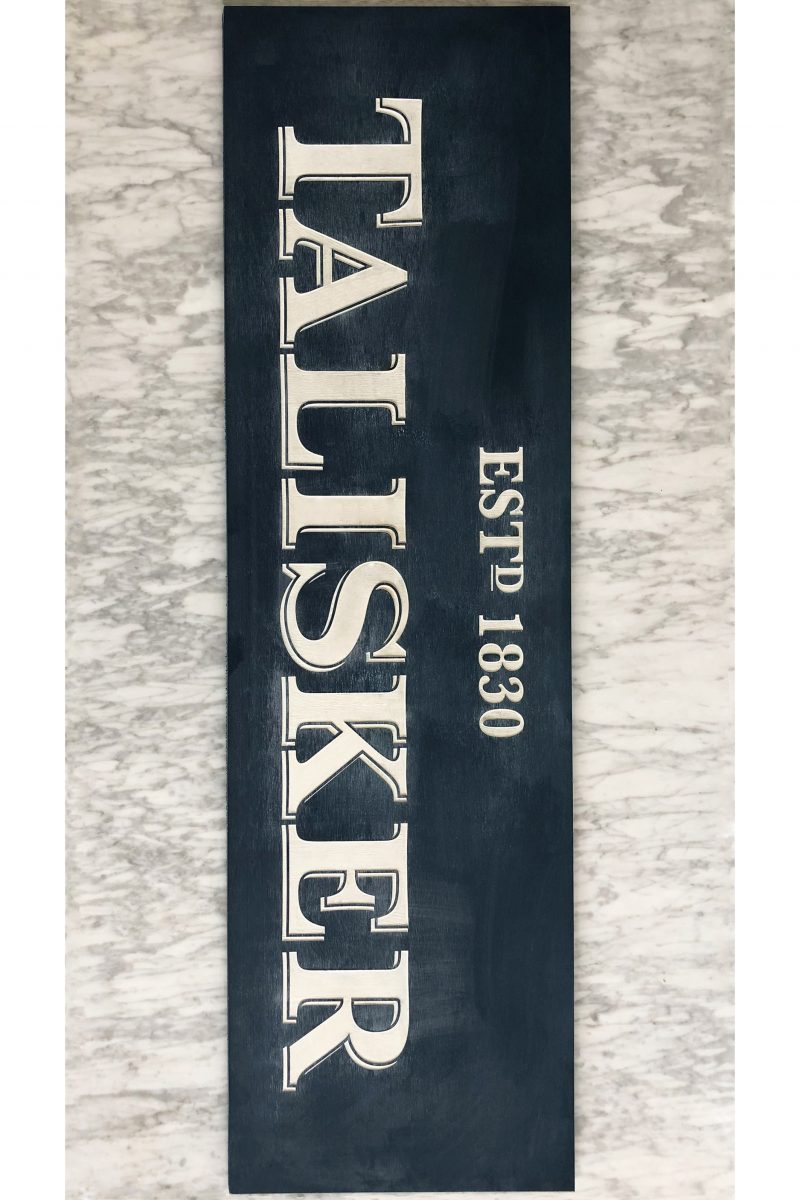 Talisker Signage – Laser Cut Works